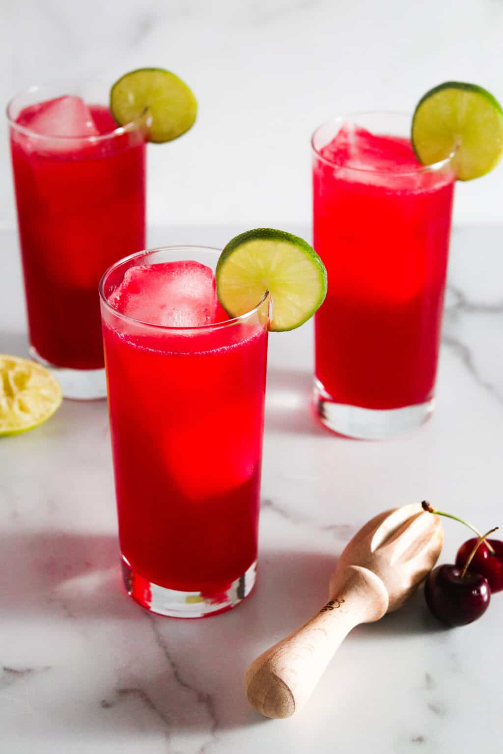 Delicious Cherry Mocktail - Allianna's Kitchen