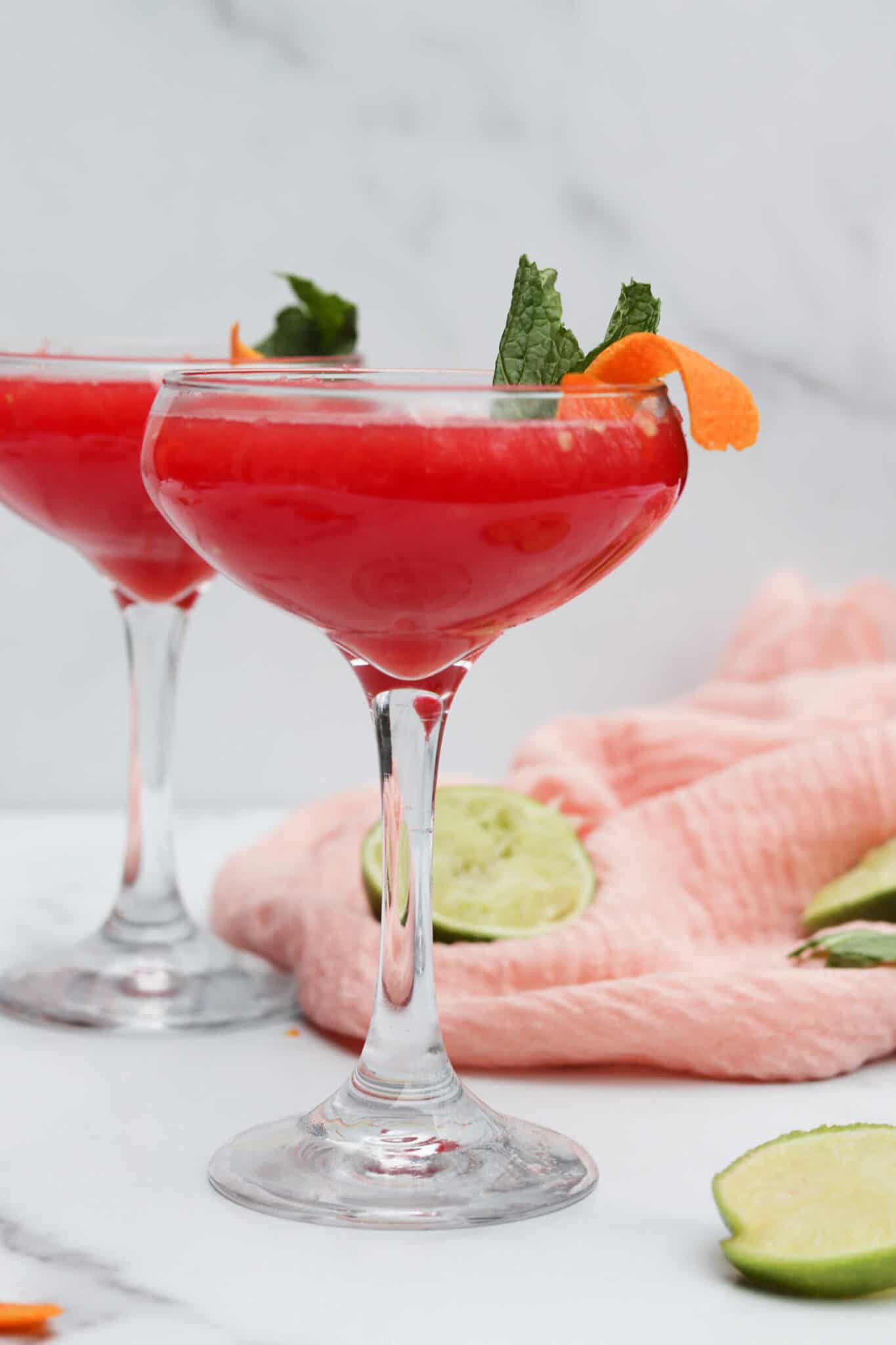 Watermelon Ginger Mojito Mocktail - Allianna's Kitchen