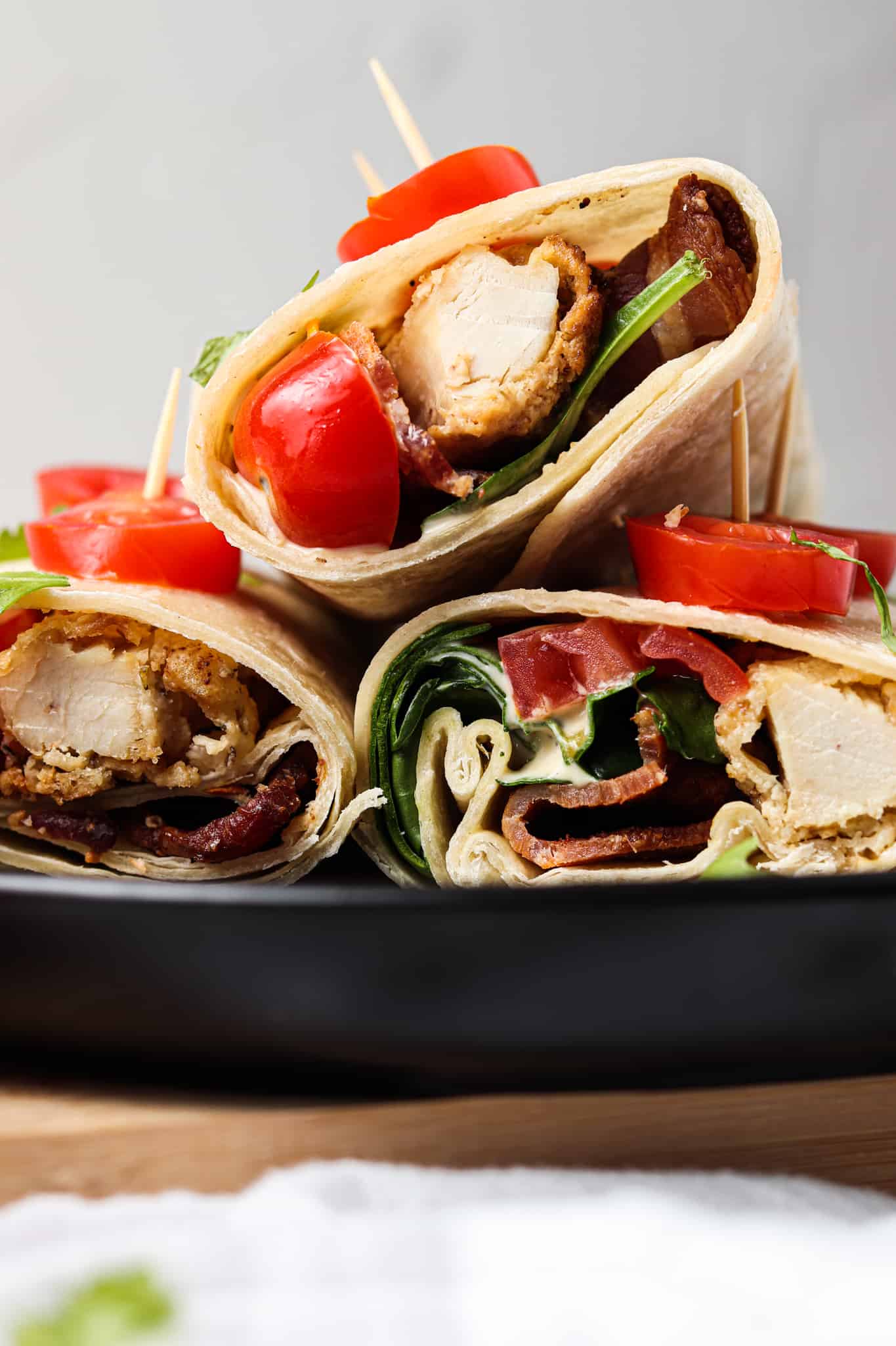 Crispy Bacon Chicken Ranch Wraps (Whole30, AIP option) - Allianna's Kitchen