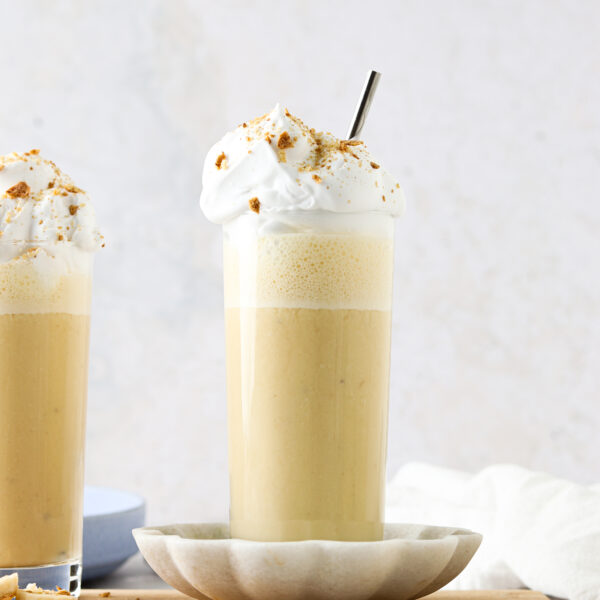 Banana Cream Smoothie (Dairy Free Option) - Allianna's Kitchen