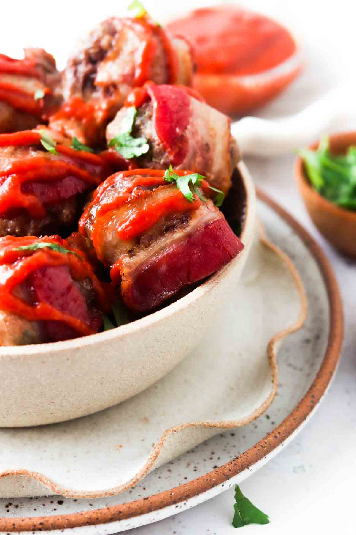 BBQ Bacon Meatballs (Whole30, AIP Option) - Allianna's Kitchen