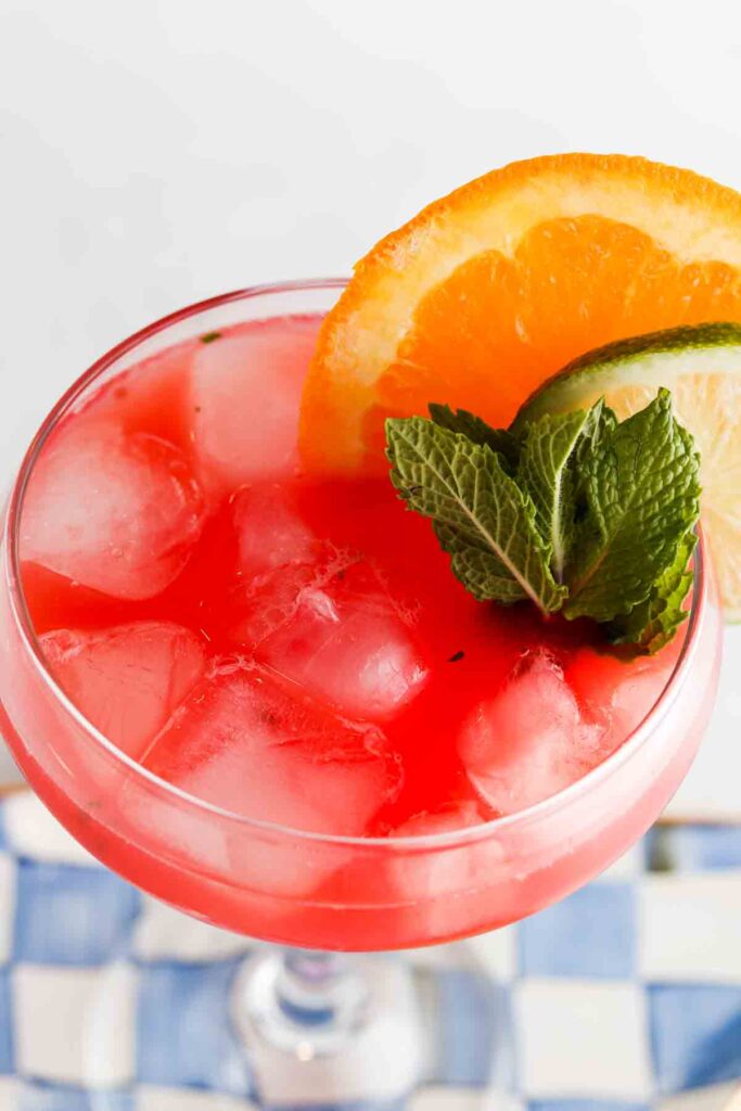 The Best Watermelon Mocktail Recipe - Allianna's Kitchen